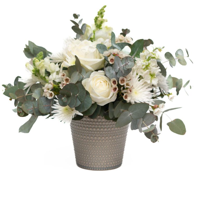 Classic White Arrangement | Petals Designer Florist and Gift Shop