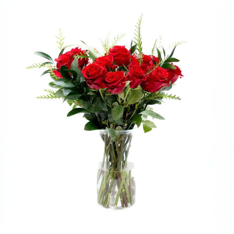 Vase of Red Roses | Petals Designer Florist and Gift Shop